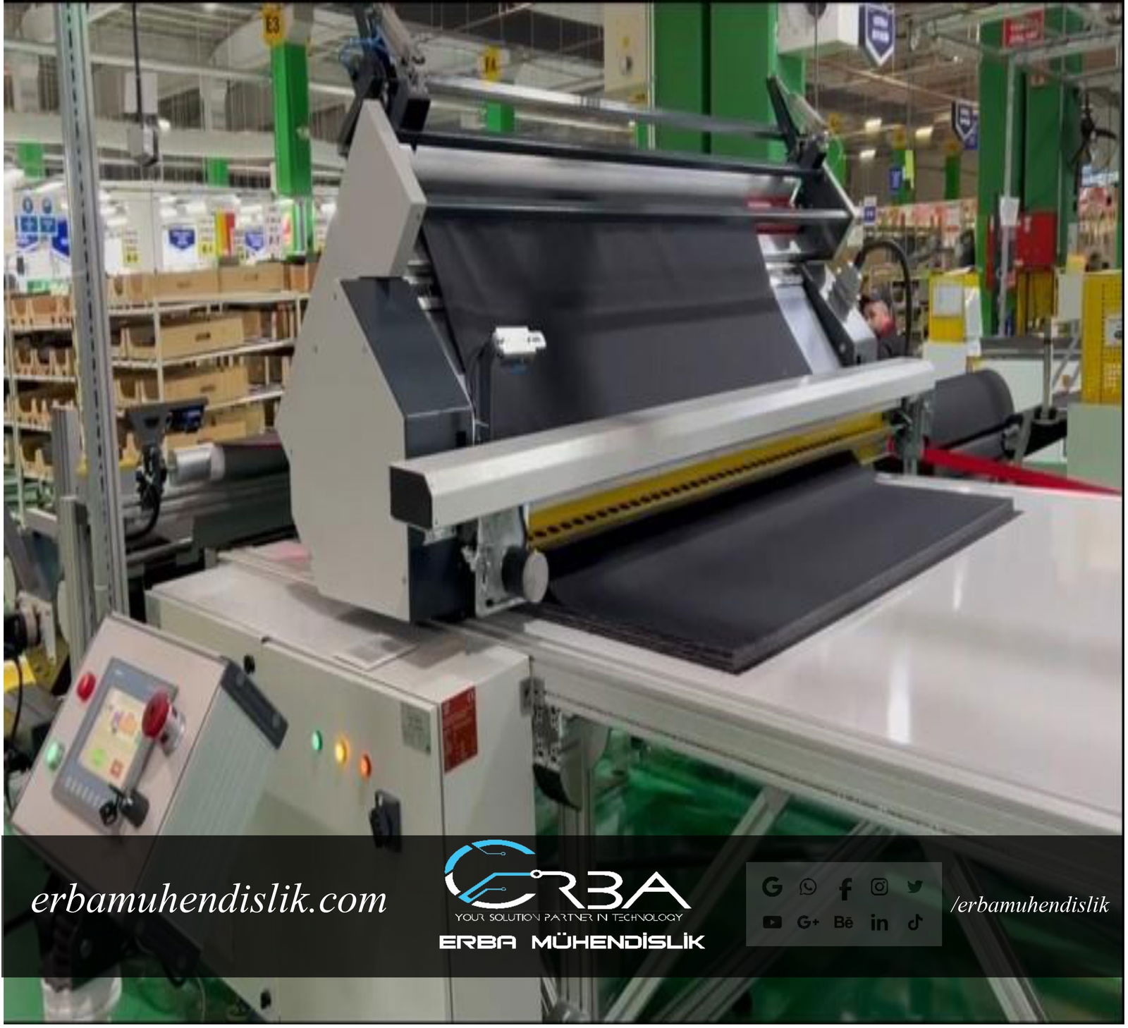 Automatic Fabric Spreader Machine With Dok System | Erba Mühendislik